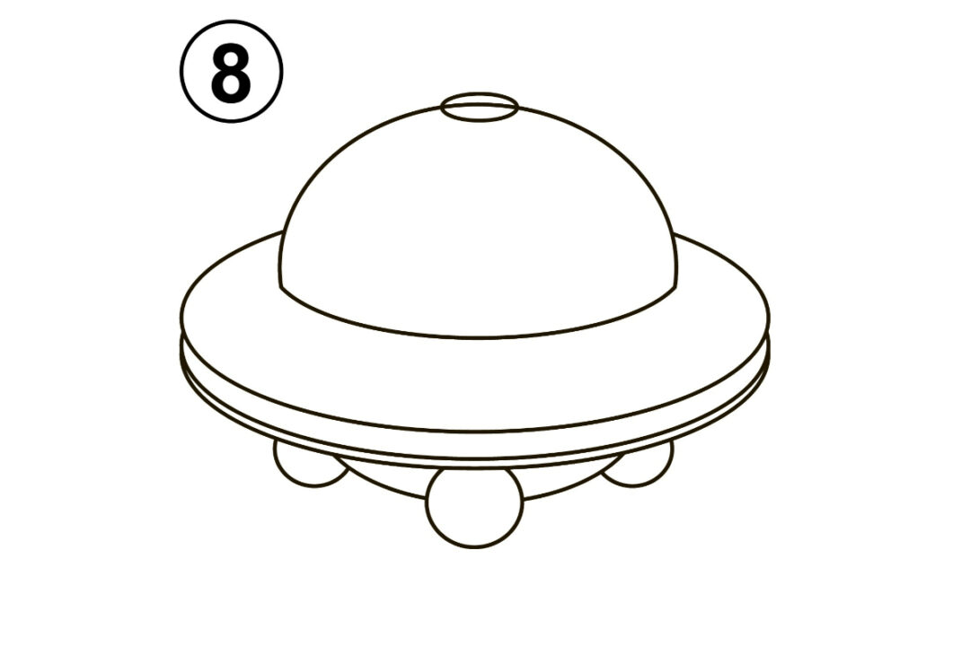How to Draw a UFO in 12 Easy Steps