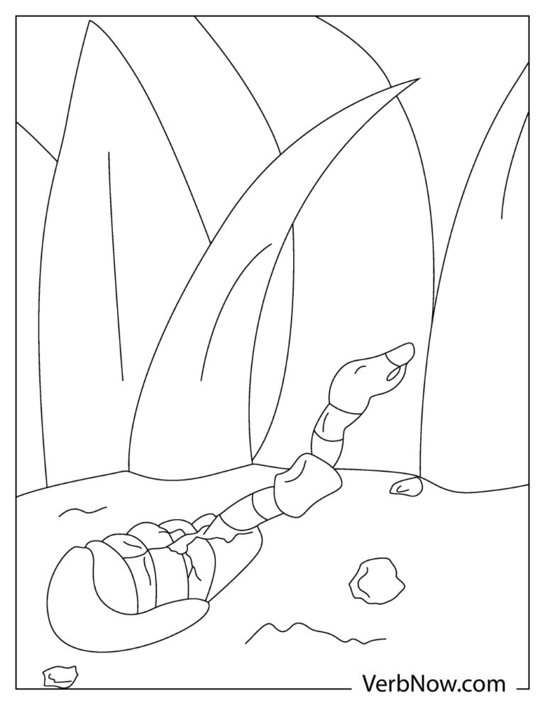 Free WORM Coloring Pages for Download (Printable PDF)