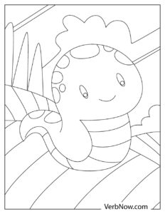 Free CATERPILLAR Coloring Pages for Download (Printable PDF)