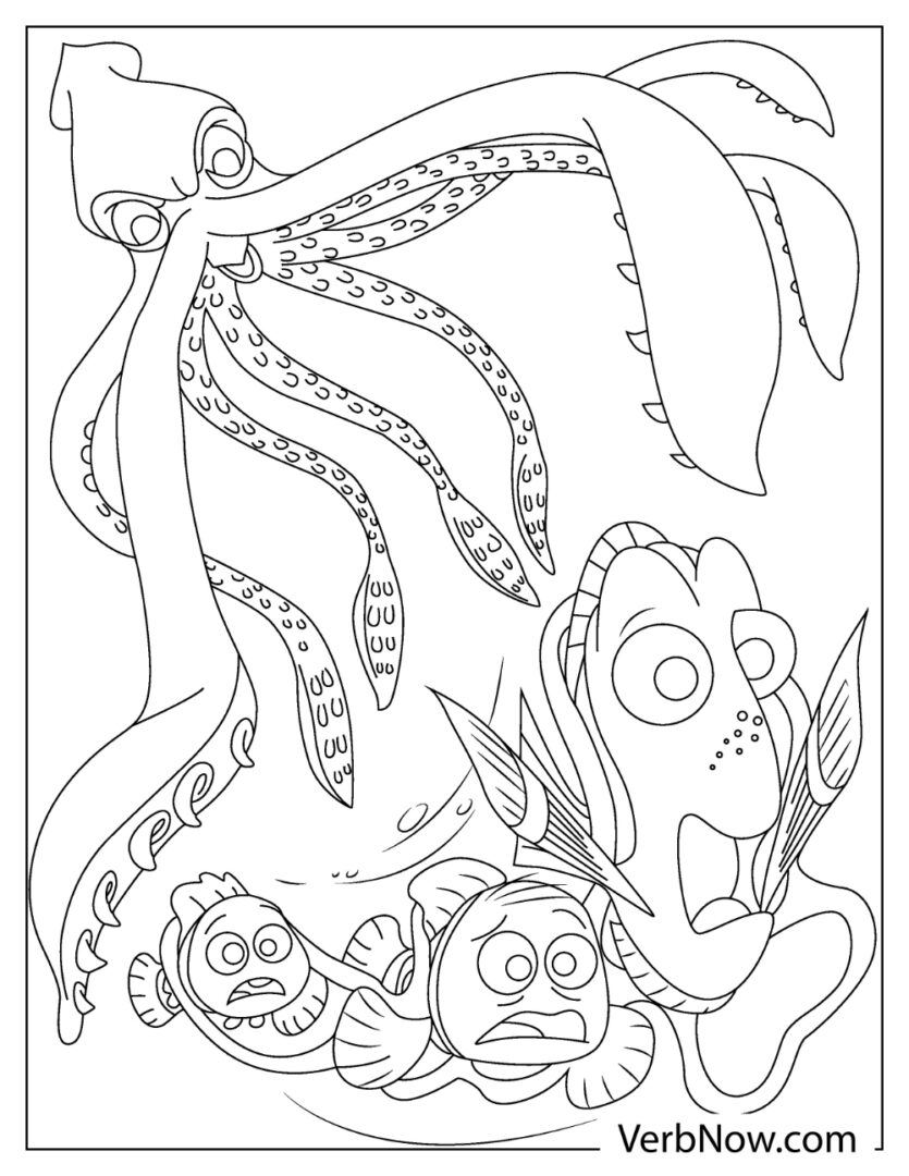 Free SQUID Coloring Pages for Download (Printable PDF)