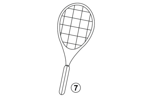 How to Draw a Tennis Racket in 10 Easy Steps