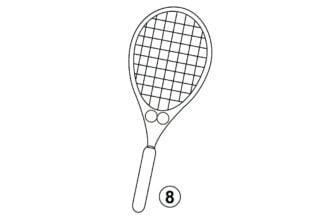 How to Draw a Tennis Racket in 10 Easy Steps