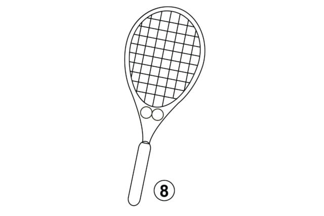 How to Draw a Tennis Racket in 10 Easy Steps