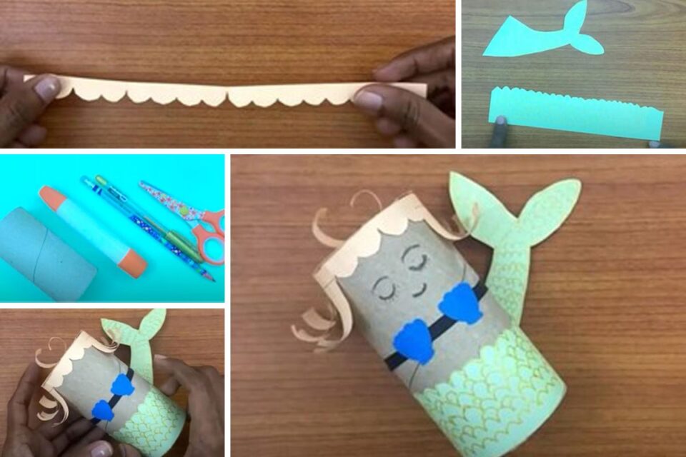 How to Craft a Fun Toilet Paper Roll Mermaid in 9 Easy Steps