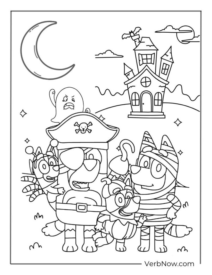 39 Free BLUEY Coloring Pages (Printable PDF)