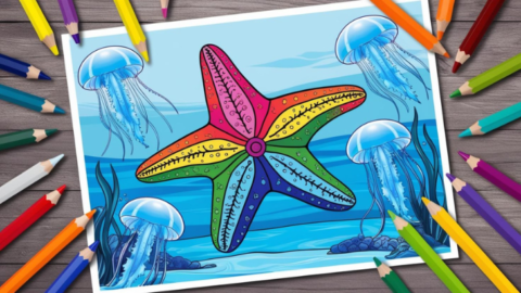 21 Free Starfish Coloring Pages (100% Printable PDF)