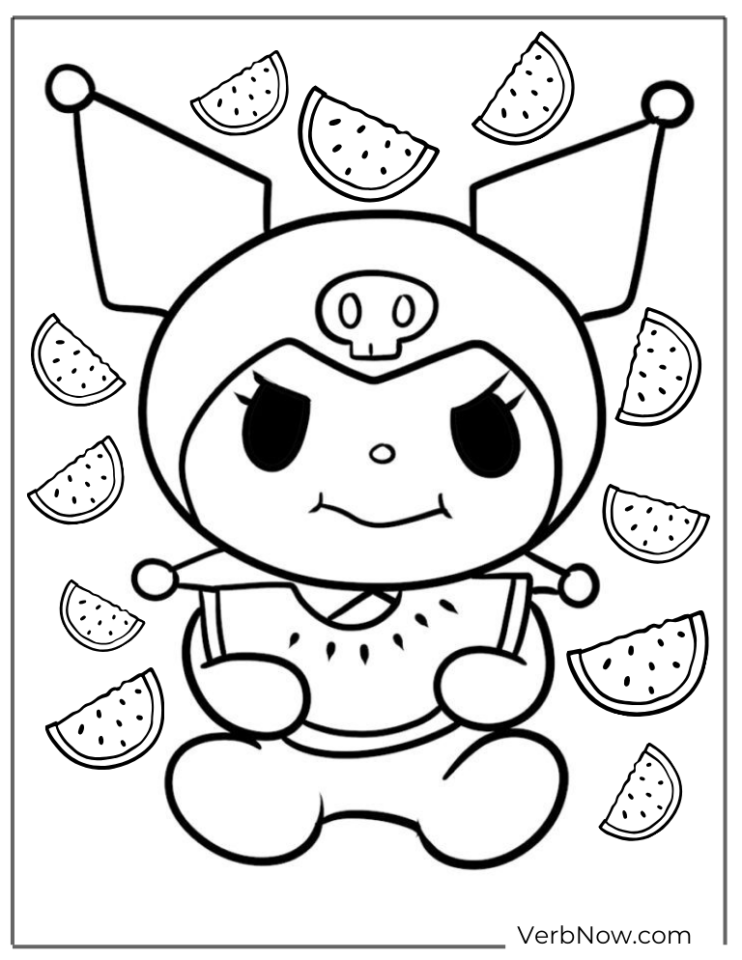 22 Free Kuromi Coloring Pages (Free PDF Printable)