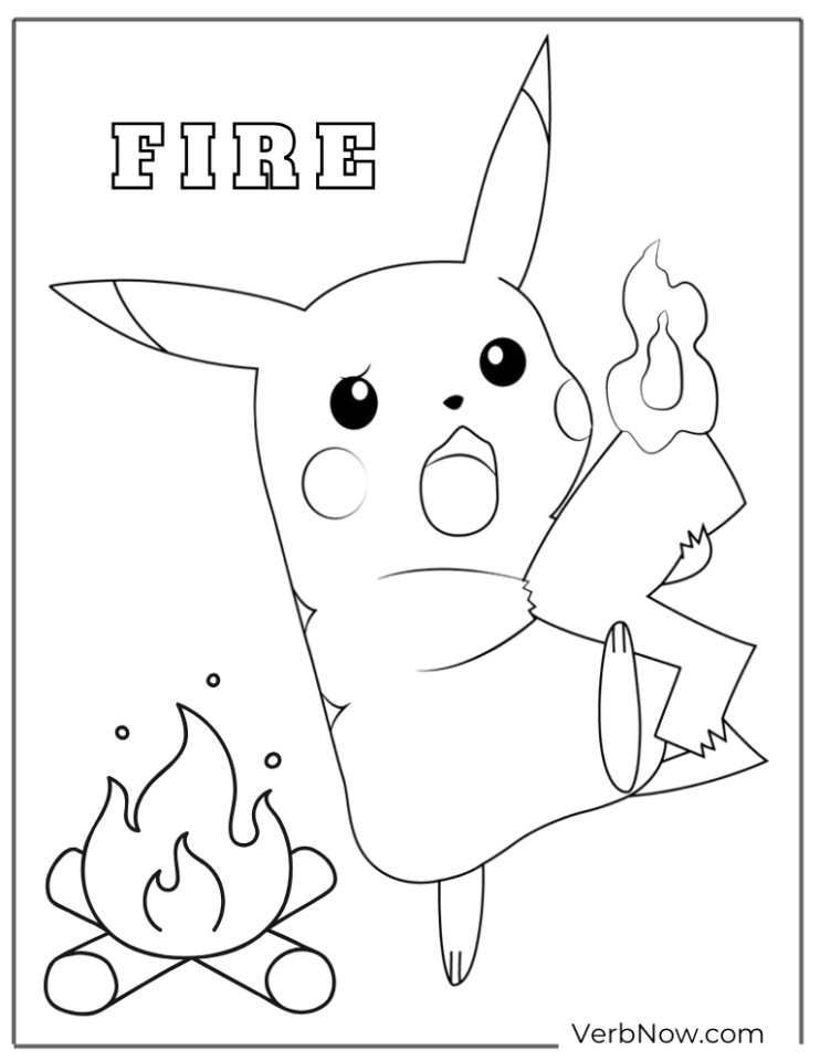 30 Free Pikachu Coloring Pages (Printable PDF)