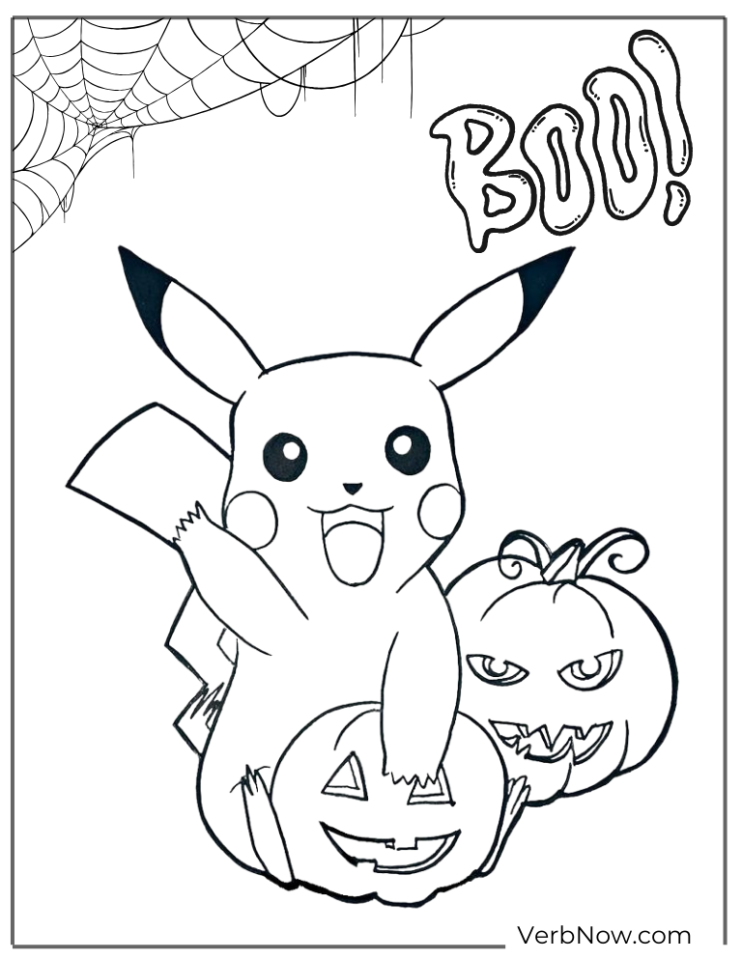 30 Free Pikachu Coloring Pages (Printable PDF)