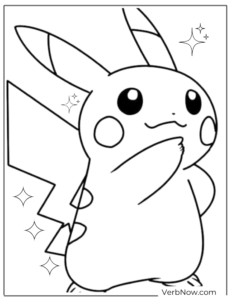 30 Free Pikachu Coloring Pages (Printable PDF)