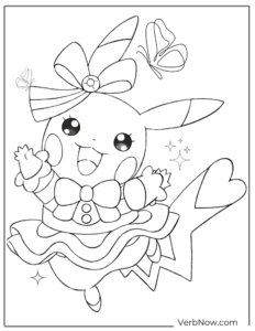 30 Free Pikachu Coloring Pages (Printable PDF)