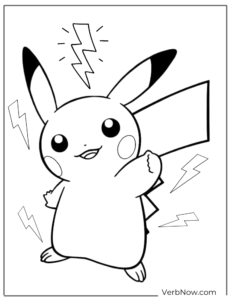 30 Free Pikachu Coloring Pages (Printable PDF)