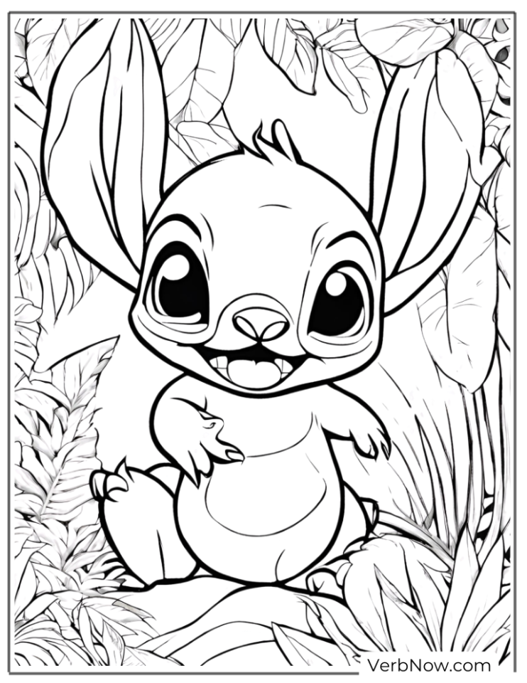 Free Stitch Coloring Pages For All Ages Printable PDF Free Stitch Coloring Pages For All Ages Printable PDF