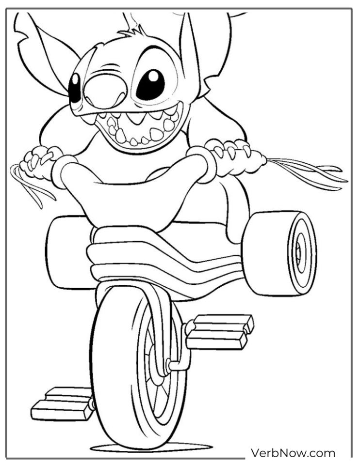 Free Stitch Coloring Pages For All Ages (Printable PDF)