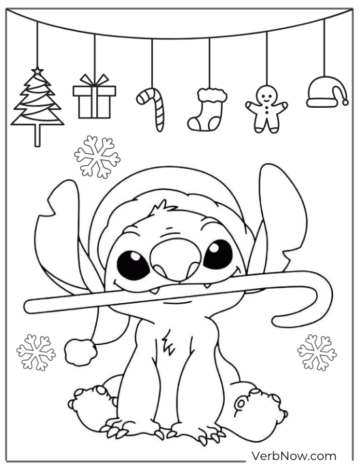 Free Stitch Coloring Pages For All Ages (Printable PDF)