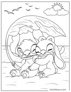 Free Stitch Coloring Pages For All Ages (Printable PDF)