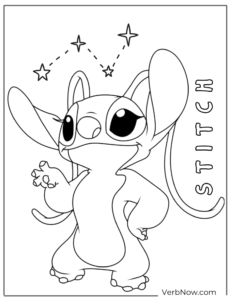 Free Stitch Coloring Pages For All Ages (Printable PDF)