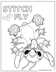 Free Stitch Coloring Pages For All Ages (Printable PDF)