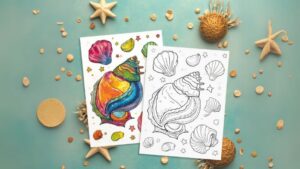 22 Free Shell Coloring Pages For Download (Printable PDF)