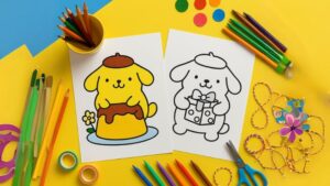 22 Free Pompompurin Coloring Pages For Download (Printable PDF)