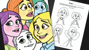 22 Free Inside Out Coloring Pages For Download (Printable PDF)