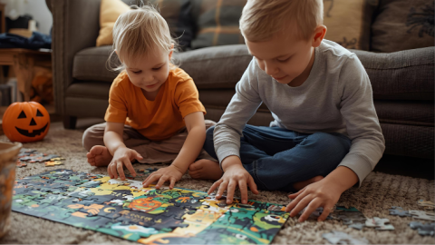 Free Halloween Puzzles for All Ages (100% Printable PDF)