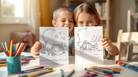 22 Free Fishing Coloring Pages (100% Printable PDF)