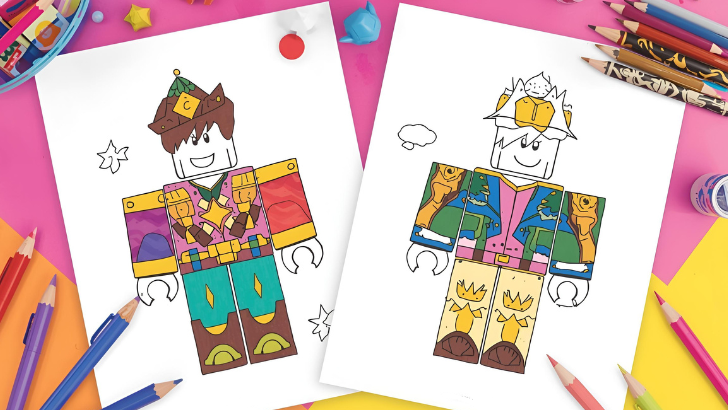 22 Roblox Coloring Pages For Kids (100% Printable PDF)