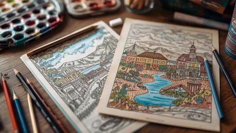 22 Free Vintage Coloring Pages For Kids (100% Printable PDF)