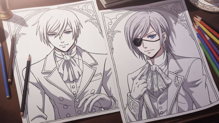 22 Free Black Butler Coloring Pages For Kids (Printable PDF)