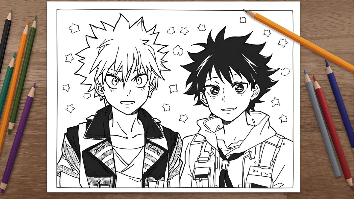 22 My Hero Academia Coloring Pages (100% Printabel PDF)